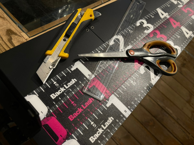 New color / BackLash Original Measure Sticker 40 size – Lure&Boat ...